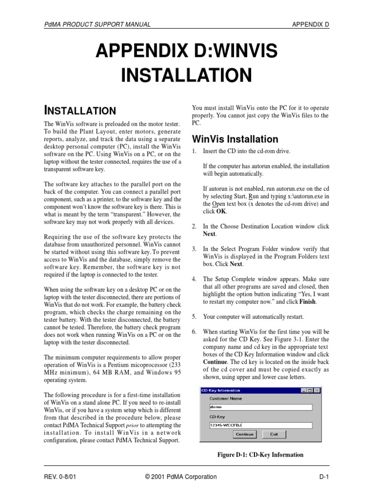 Appendix D - WinVis Installation | PDF | Windows Vista | Personal Computers