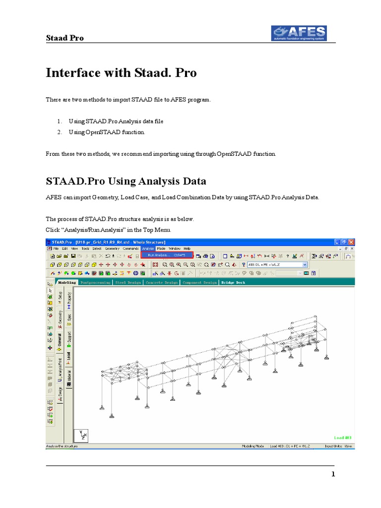 51 - Interface With Staad Pro - Doc | PDF | Computer File | Portable ...
