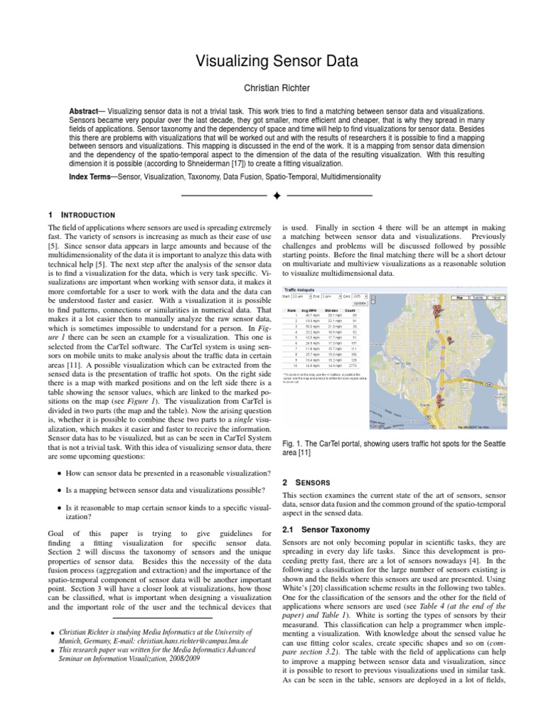 Visualizing Sensor Data by Christian Richter | PDF | Visualization ... Visualizing Sensor Data by Christian Richter | PDF | Visualization ...