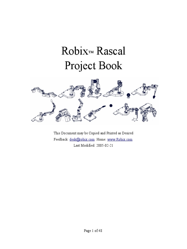 2 - Rascal - Project - Book PDF | PDF | Robot | Robotics