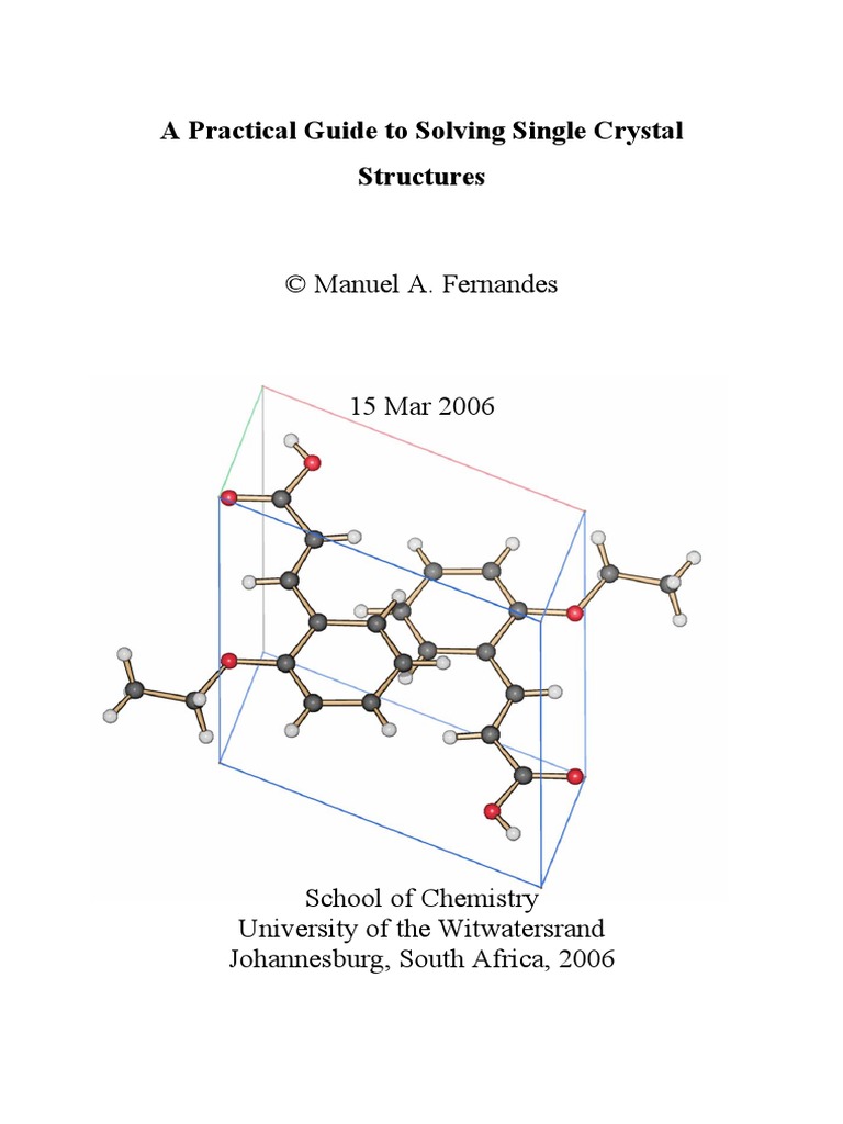 Crystal Structures 15-3-06 | PDF | Crystallography | Atoms