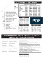 Academic Calendar 2016-2017 Overview | PDF | Academic Term | Observances