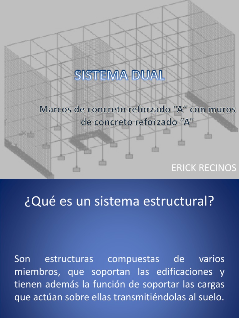 Sistema Estructural Dual | PDF | Rigidez | Temblores