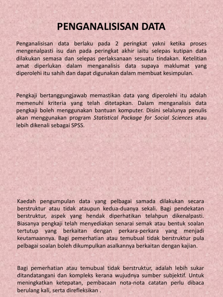 Pengumpulan Data | PDF