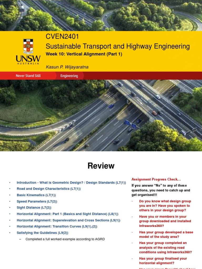 Vertical Alignment in Highway Design | PDF | Slope | Civil Engineering