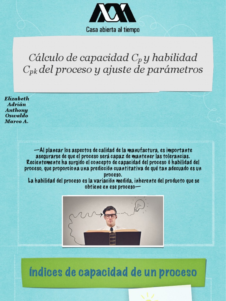 CP y CPK | PDF | Evaluación | Metodología