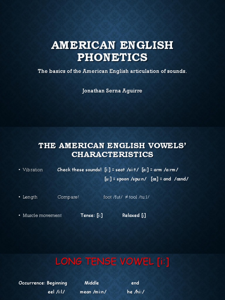 American English Phonetics | PDF