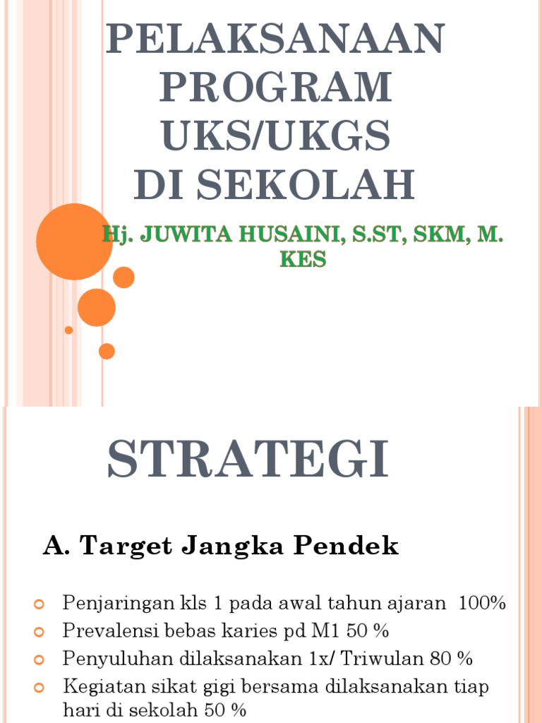 Pelaksanaan Program Ukgs Di Sekolah | PDF