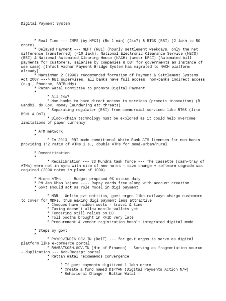 Digital Payment System | PDF | Financial Services | Banking