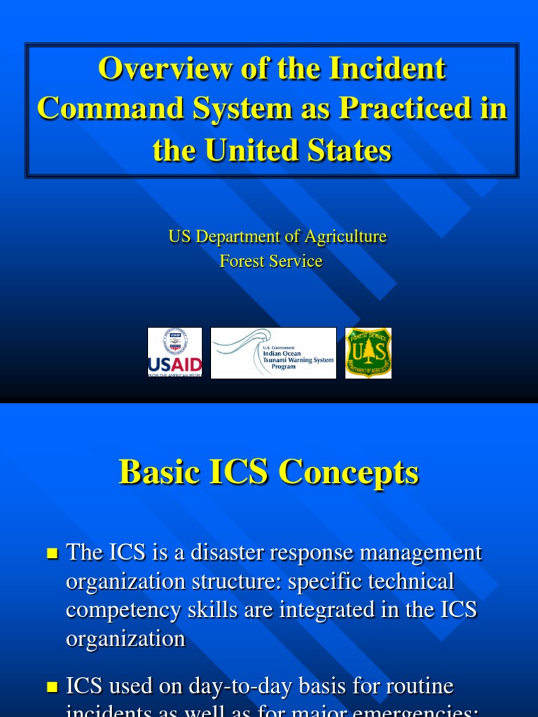 Incident Command System As Practiced in The US | PDF | Incident Command ...
