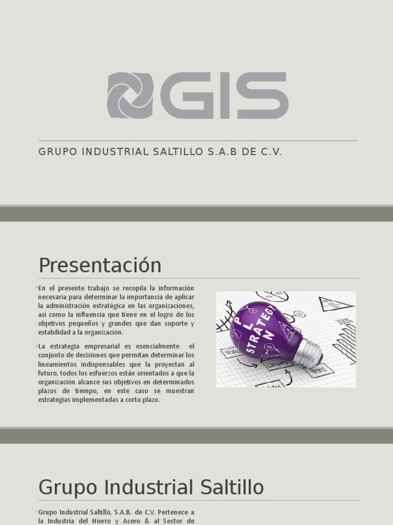 Grupo Industrial Saltillo | PDF | Sistema de información geográfica | Bolsa