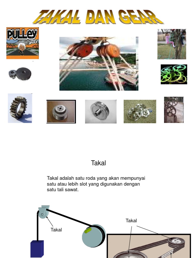 Fungsi dan Jenis Takal serta Gear | PDF