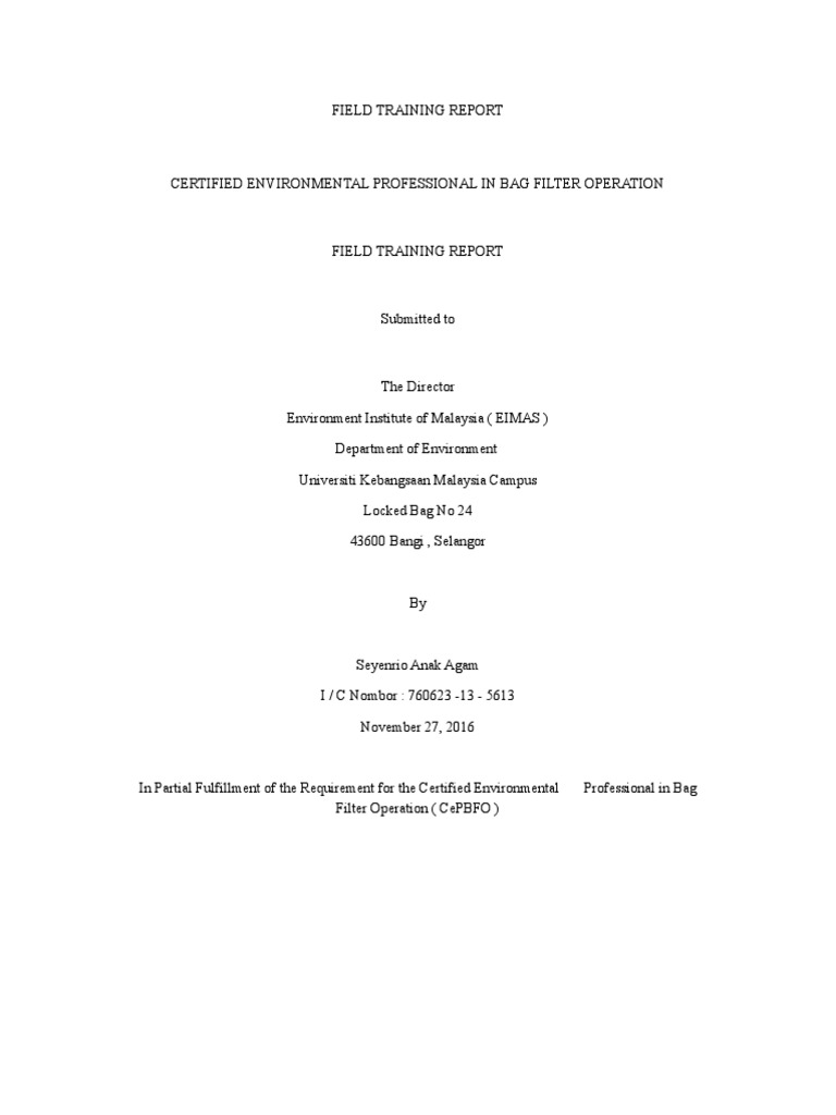 FIELD TRAINING REPORT COPY.doc