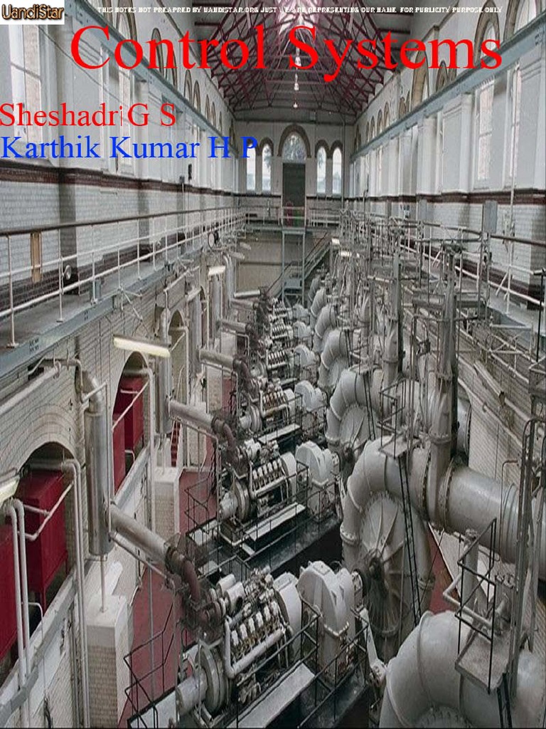 Control Systems Notes for Engineering | PDF | Control Theory | Control ...
