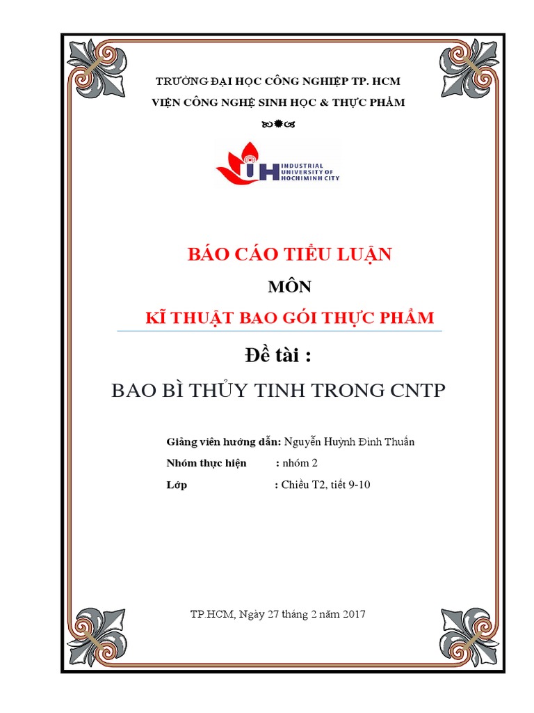 Bao Bì TH y Tinh Trong CNTP | PDF
