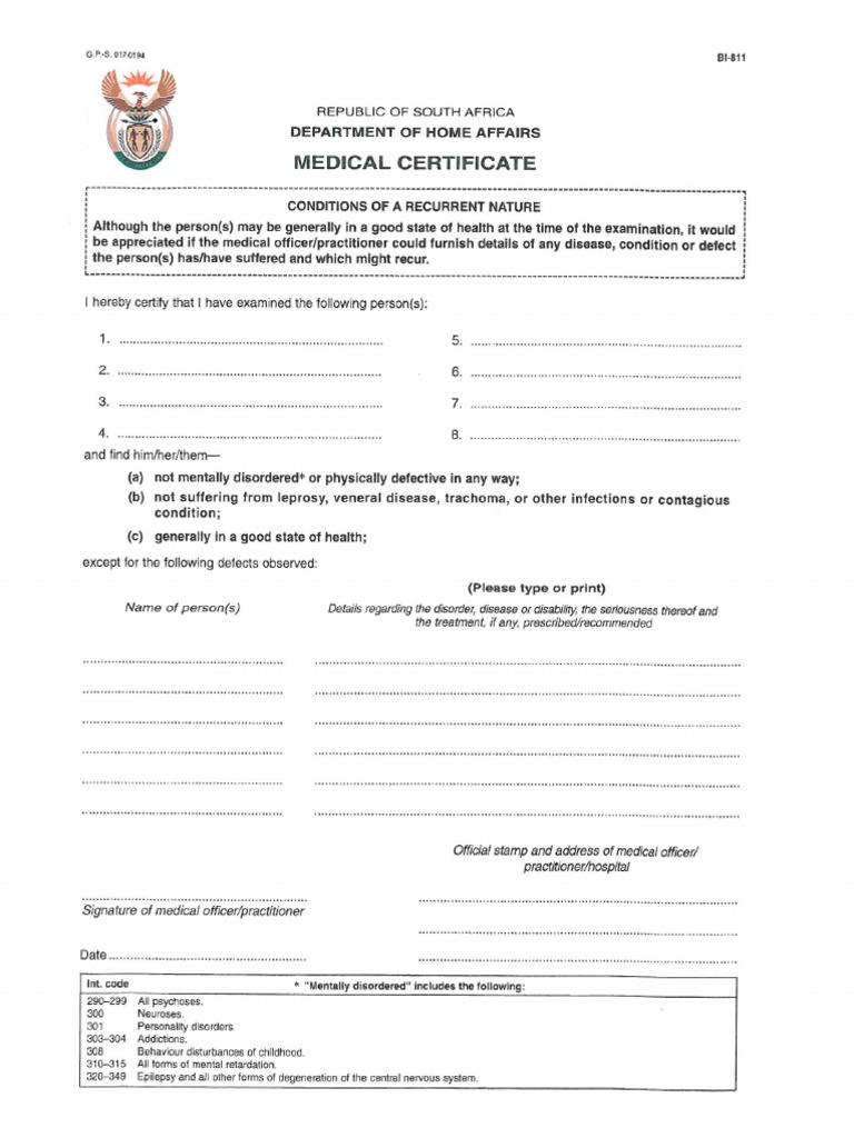 Medical Report Format PDF | PDF