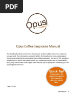 Barista Training Program Guide | PDF | Starbucks | Coffee