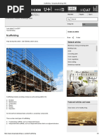 Scaffolding Handover Certificate | PDF | Scaffolding | Crane (Machine)