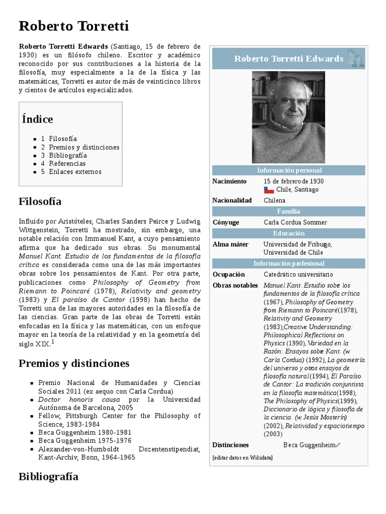 Roberto Torretti | PDF | Epistemología | Science