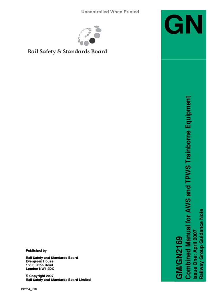 Railway Group Standards PDF | PDF | Transport Safety | Manufactured Goods
