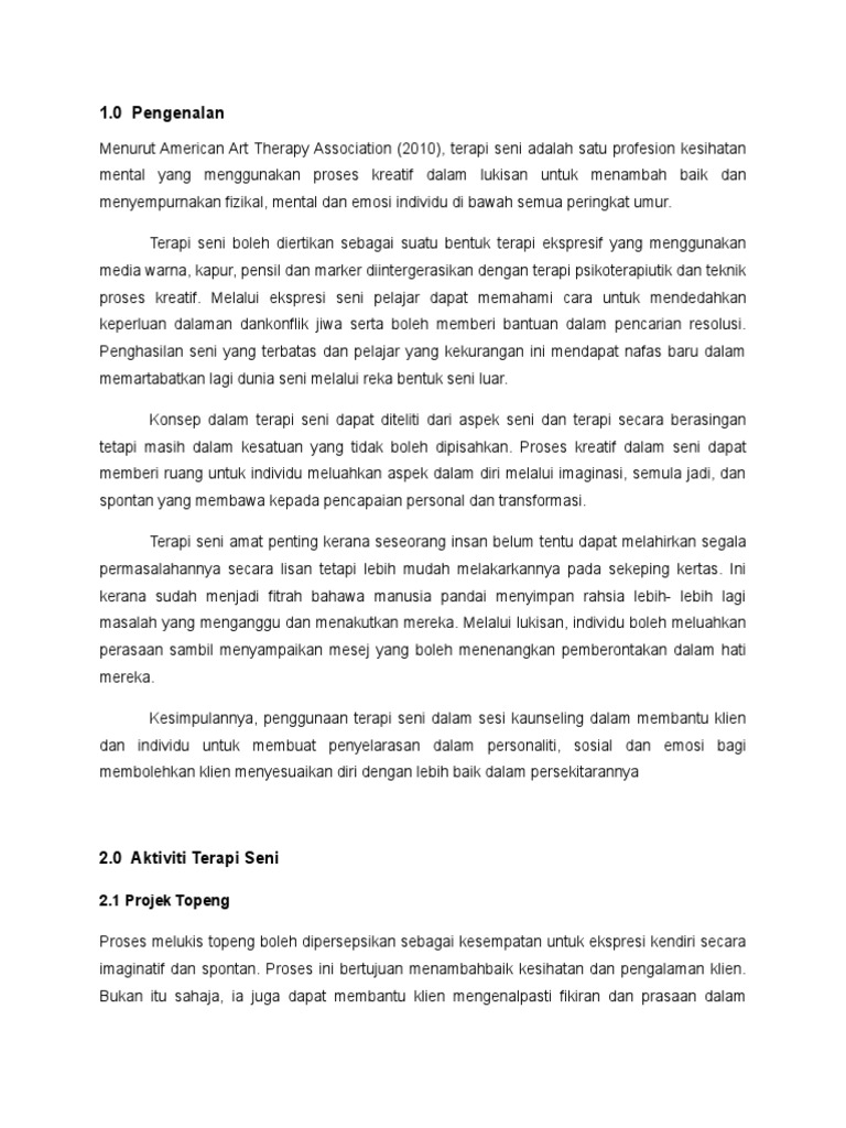 Terapi Seni | PDF