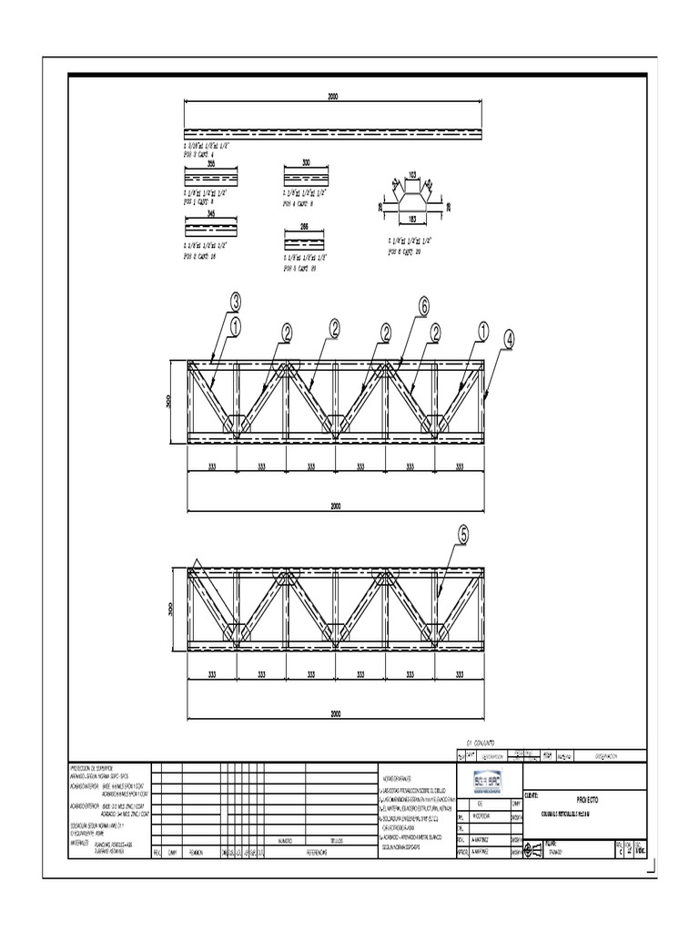 Columnas Reticuladas de Acero ASTM-36 | PDF