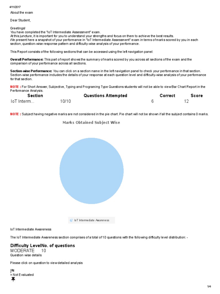 IOT Assesment | PDF | Internet Of Things | Educational Assessment
