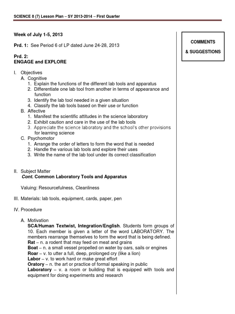 Sci - LP1-5 Lab Safety Rules, Safety Symbols, Operations, Review | PDF ...