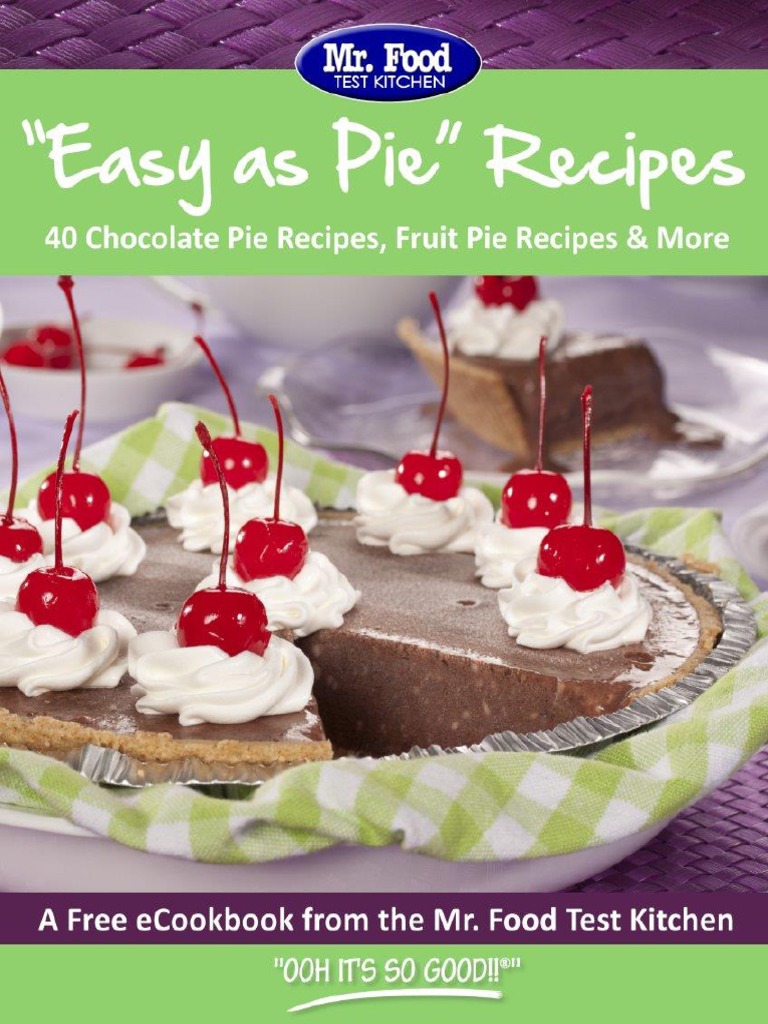 Easy As Pie Recipes 40 Chocolate Pie Recipes Fruit Pie Recipes More ...