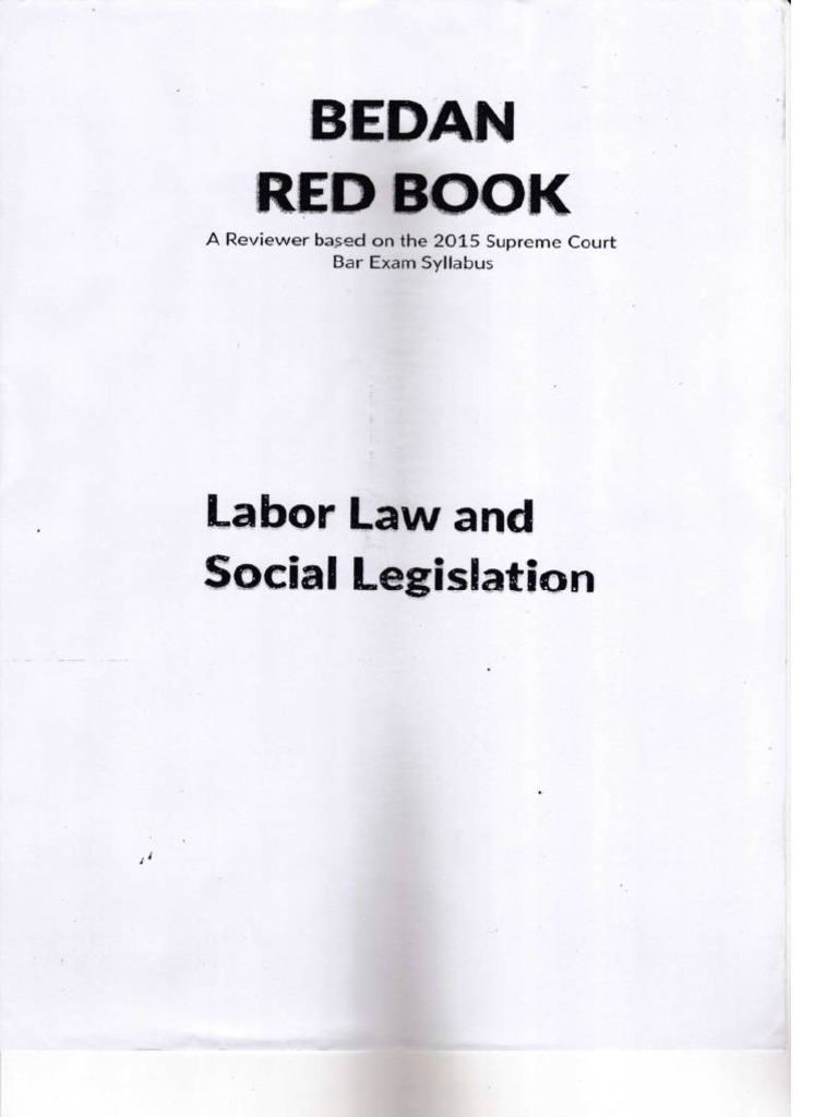 Labor Law and Social Legislation PDF | PDF