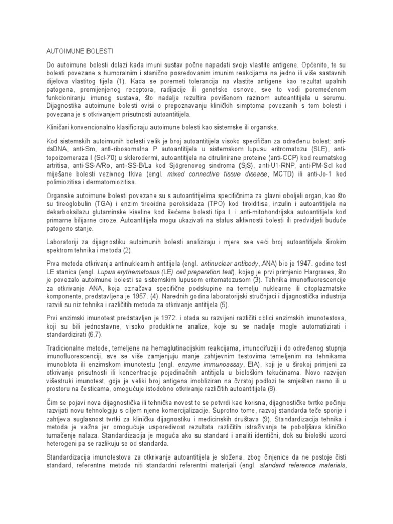 Autoimune Bolesti | PDF