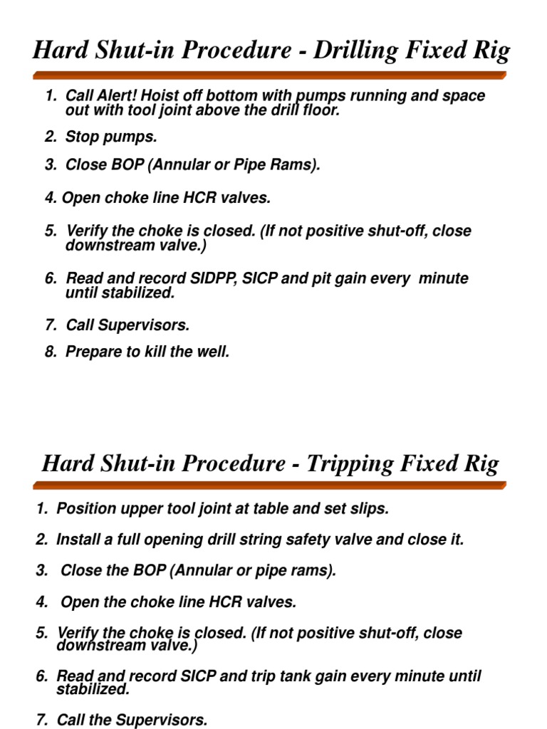 Hard Shut in | PDF | Chemical Engineering | Mechanical Engineering