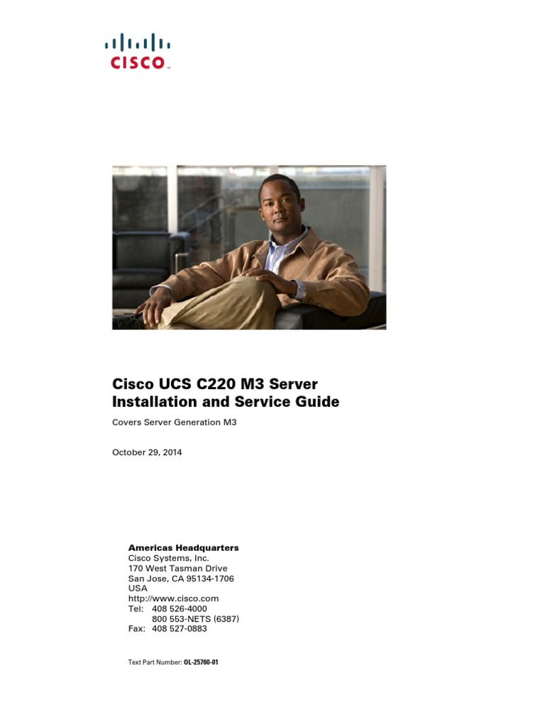 Cisco UCS C220 M3 Server Installation and Service Guide | PDF | Bios ...