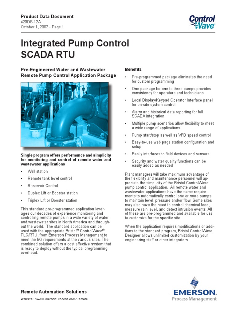 Controlwave Integrated Pump Control (2007) PDF | PDF | Scada | Pumping ...