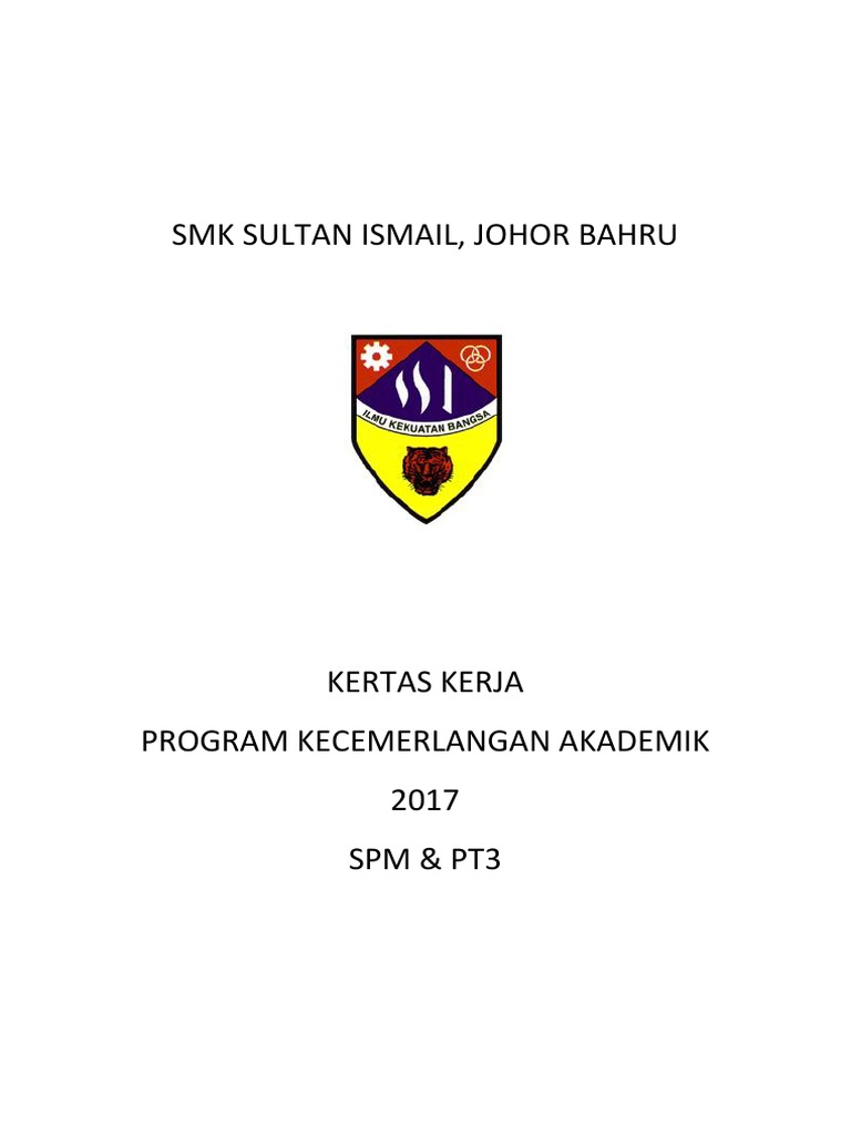 Kertas Kerja Program Kecemerlangan 2017 | PDF Kertas Kerja Program Kecemerlangan 2017 | PDF