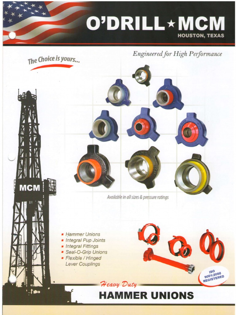 MCM Hammer Unions Pup Joints | PDF