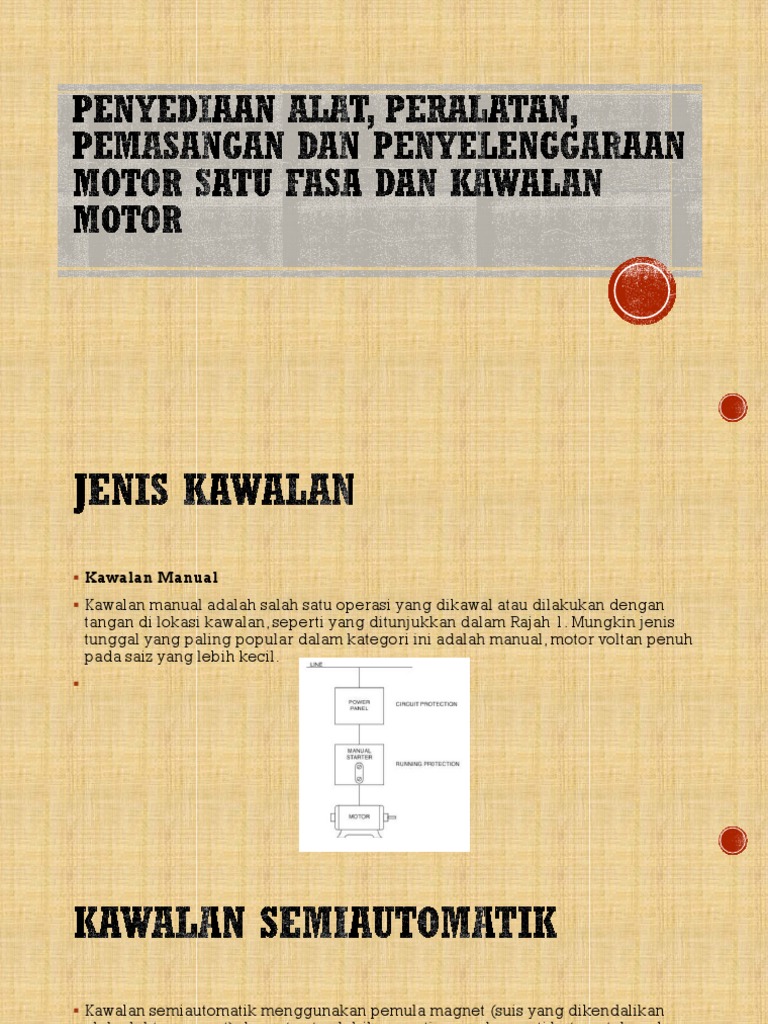 Kawalan Motor Elektrik | PDF