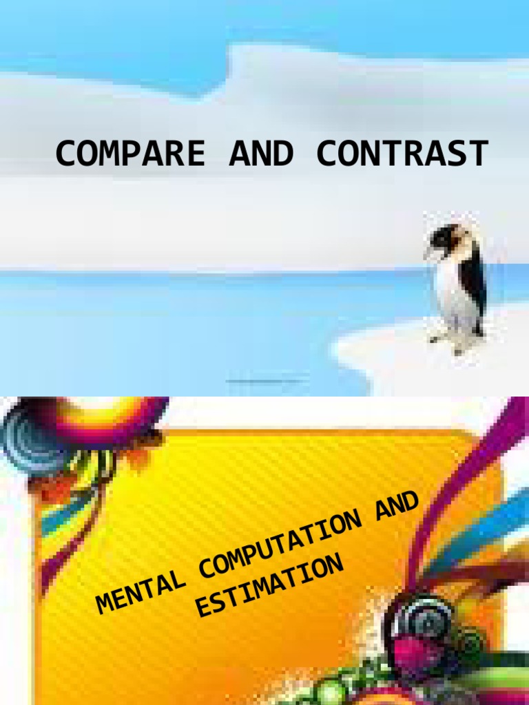Mental Computation vs. Estimation in Math | PDF | Career & Growth