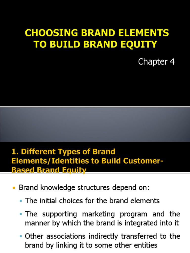 Chapter 4 - Choosing Brand Elements | PDF | Logos | Brand