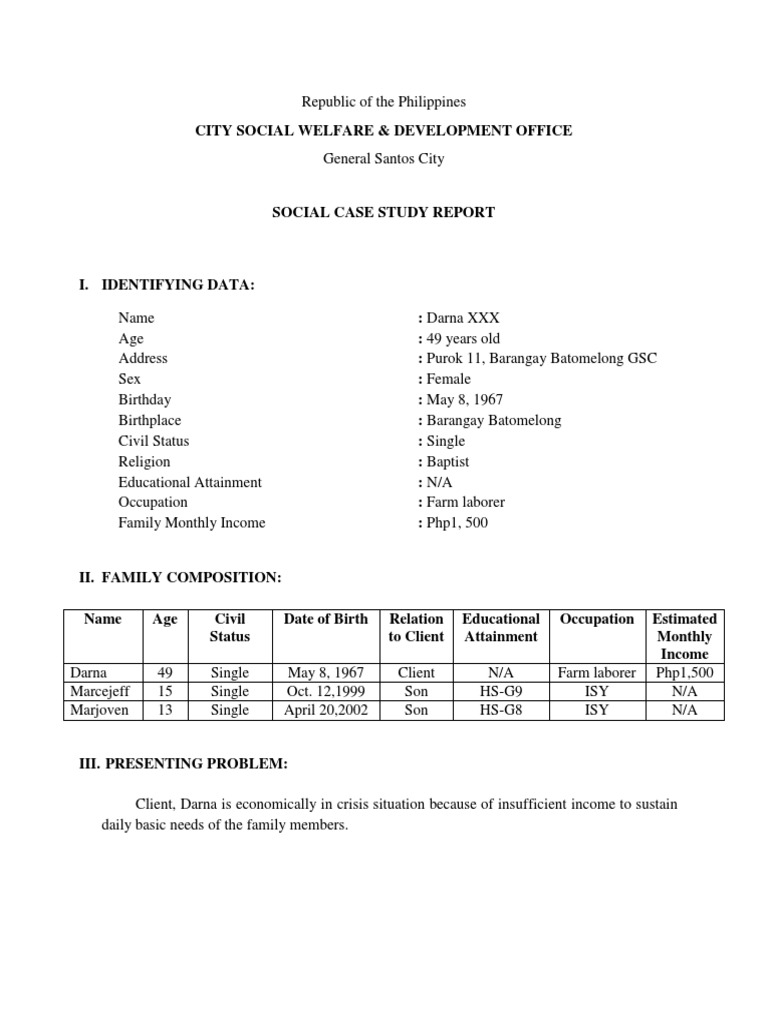 2nd Case Study (Darna) | PDF | Food Security | Economies