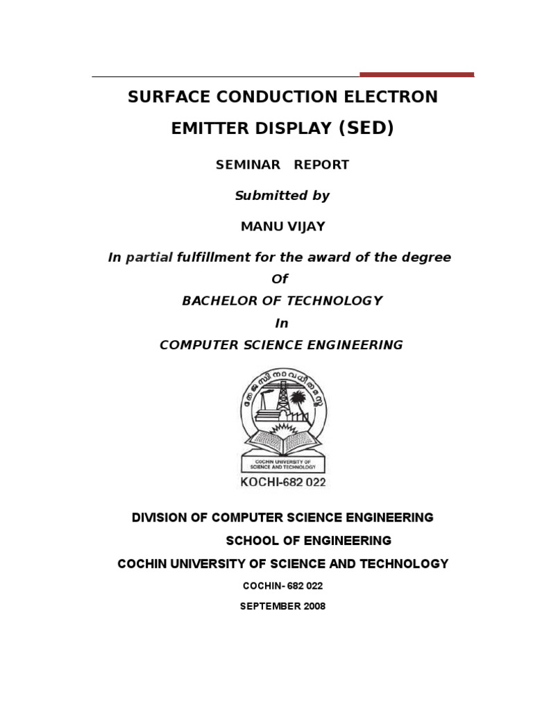 Surface Conduction Electron Emitter | PDF | Cathode Ray Tube | Liquid ...