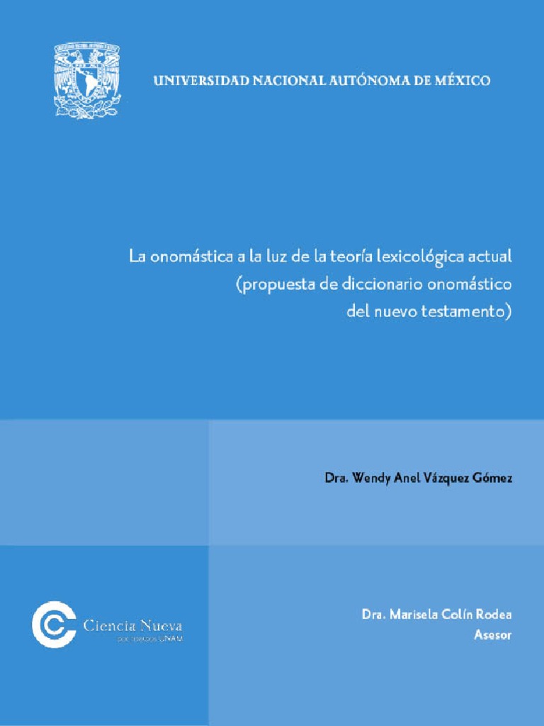 15 Onomastica | PDF | Lenguaje hebreo | Biblia