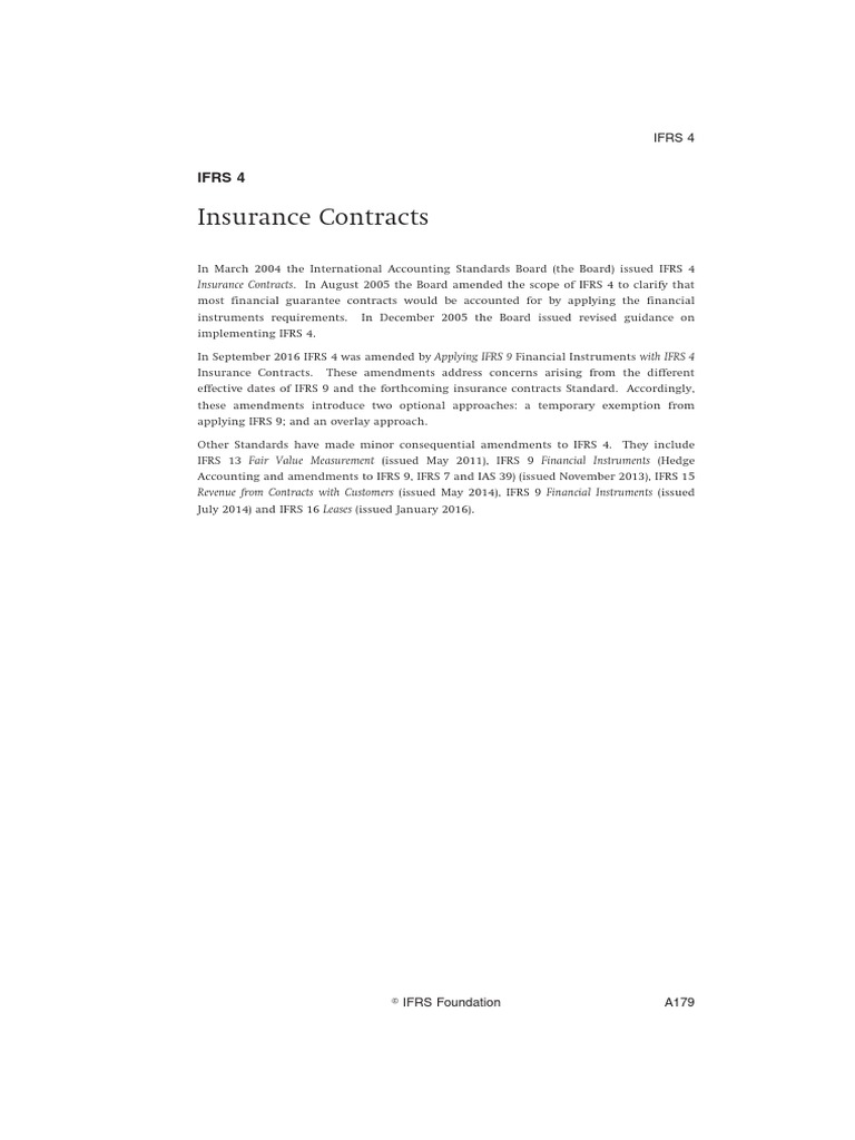 4 Insurance Contract | PDF | International Financial Reporting ...