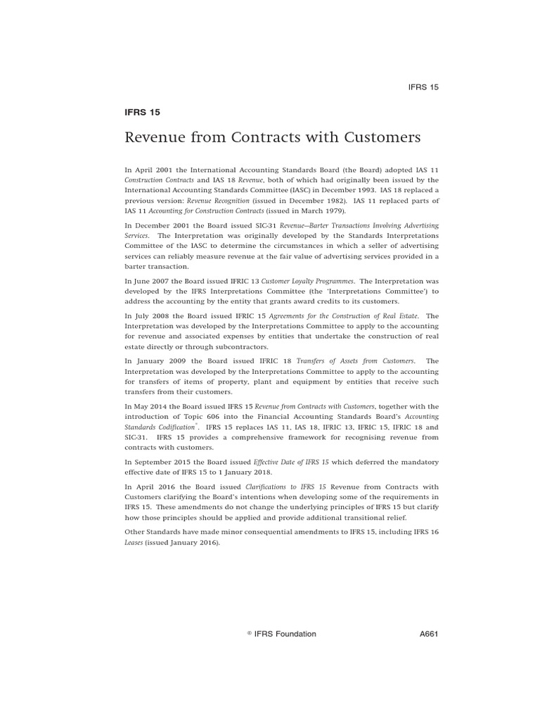 15-Revenue From Contracts With Customers | PDF | International ...