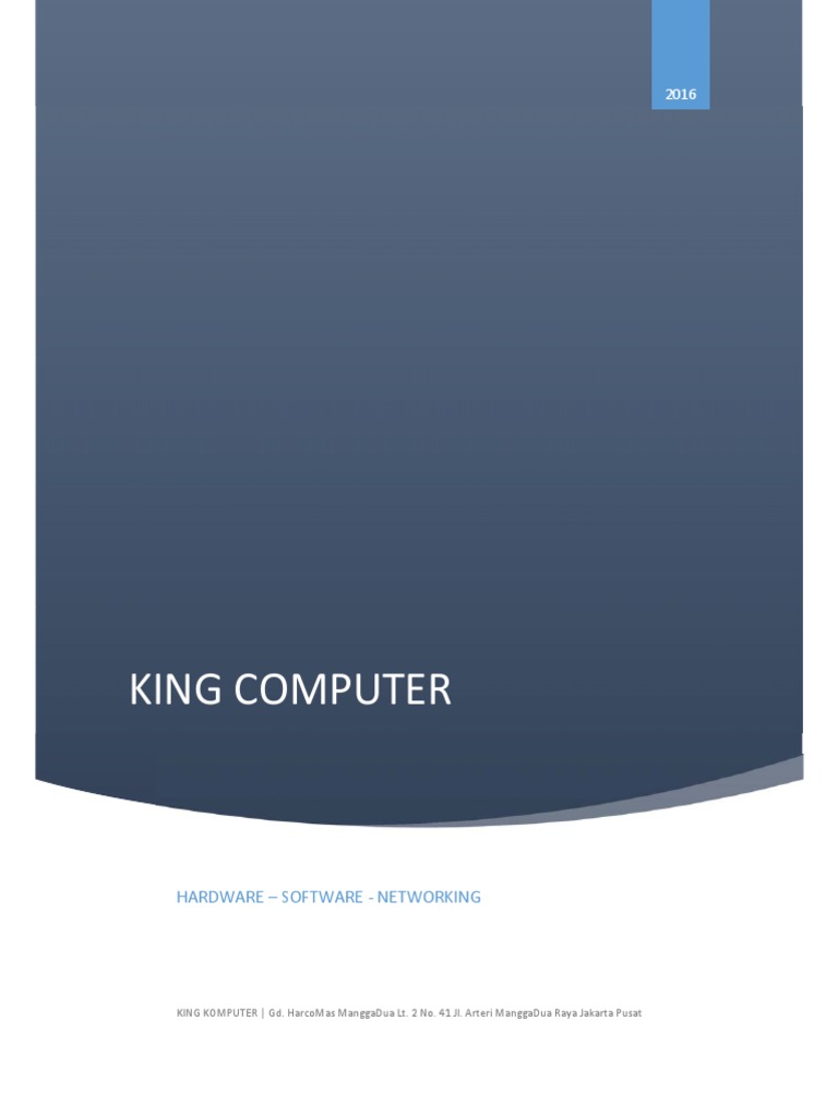 King Computer: Hardware - Software Networking | PDF | Computer ...