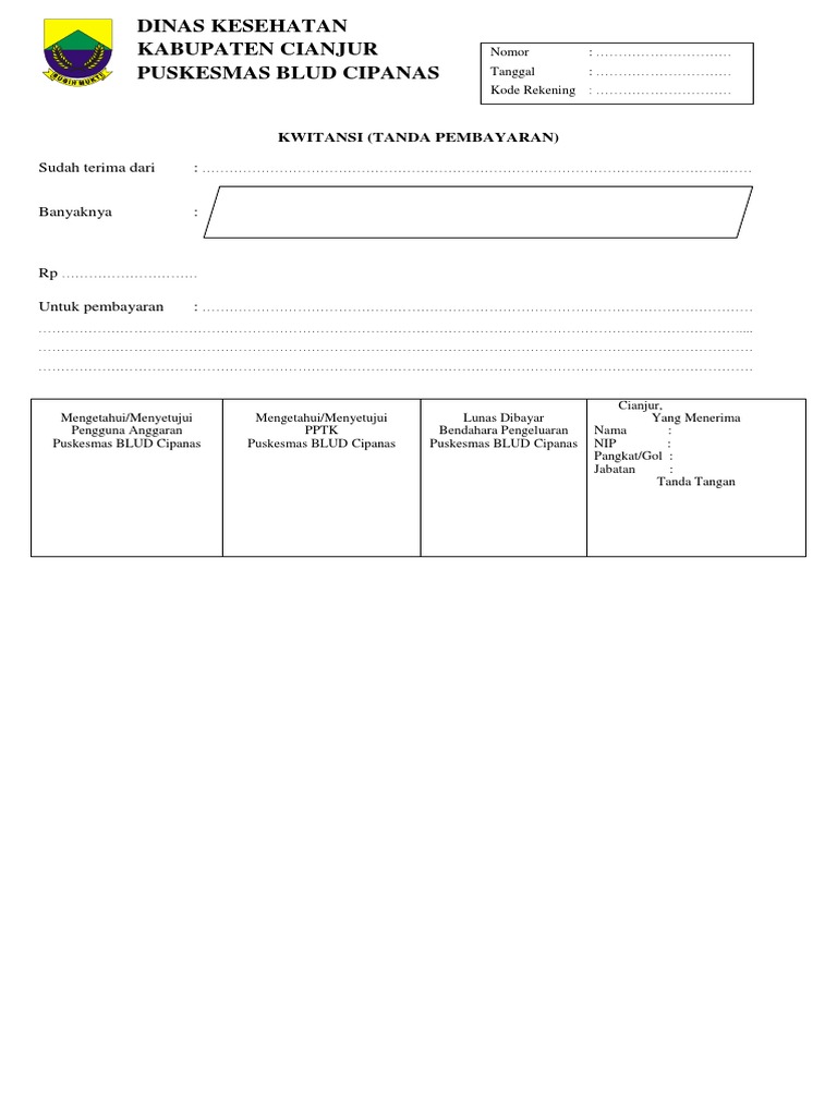 Contoh Kwitansi | PDF