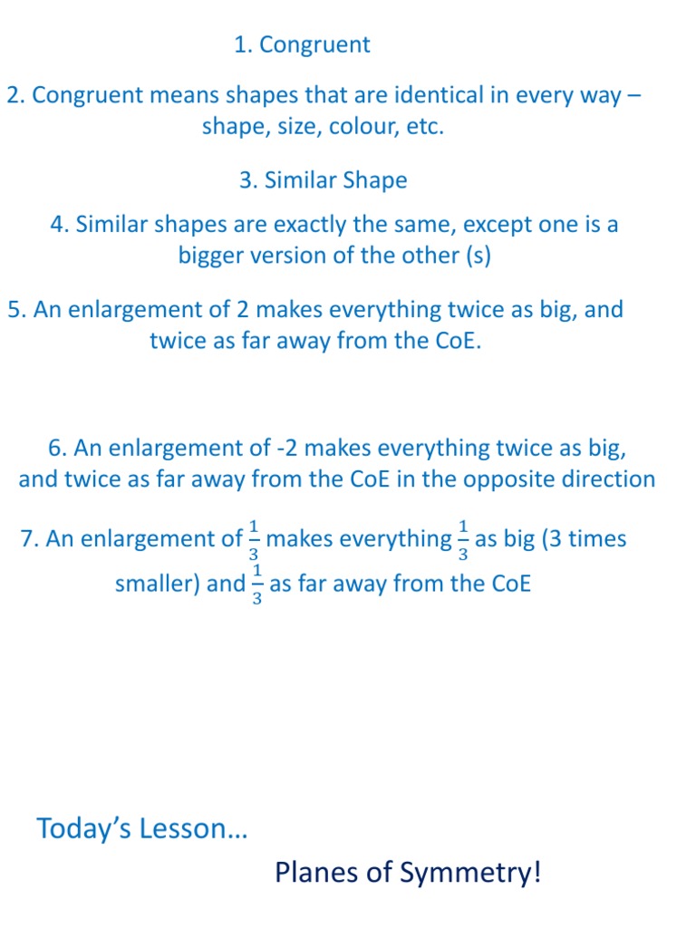Planes of Symmetry | Download Free PDF | Shape | Elementary Geometry