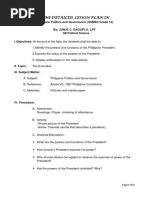 Lesson Plan: Elections & Political Parties | PDF | Elections | Lesson Plan