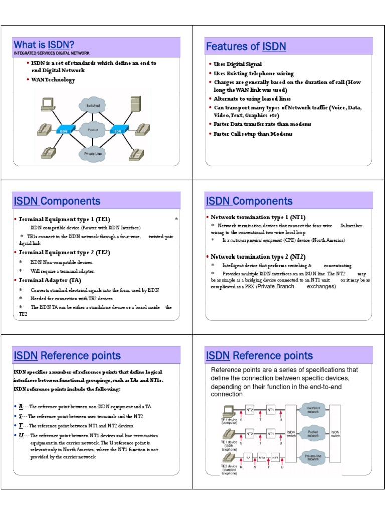 Isdn PDF | PDF | Computer Networking | Computer Network