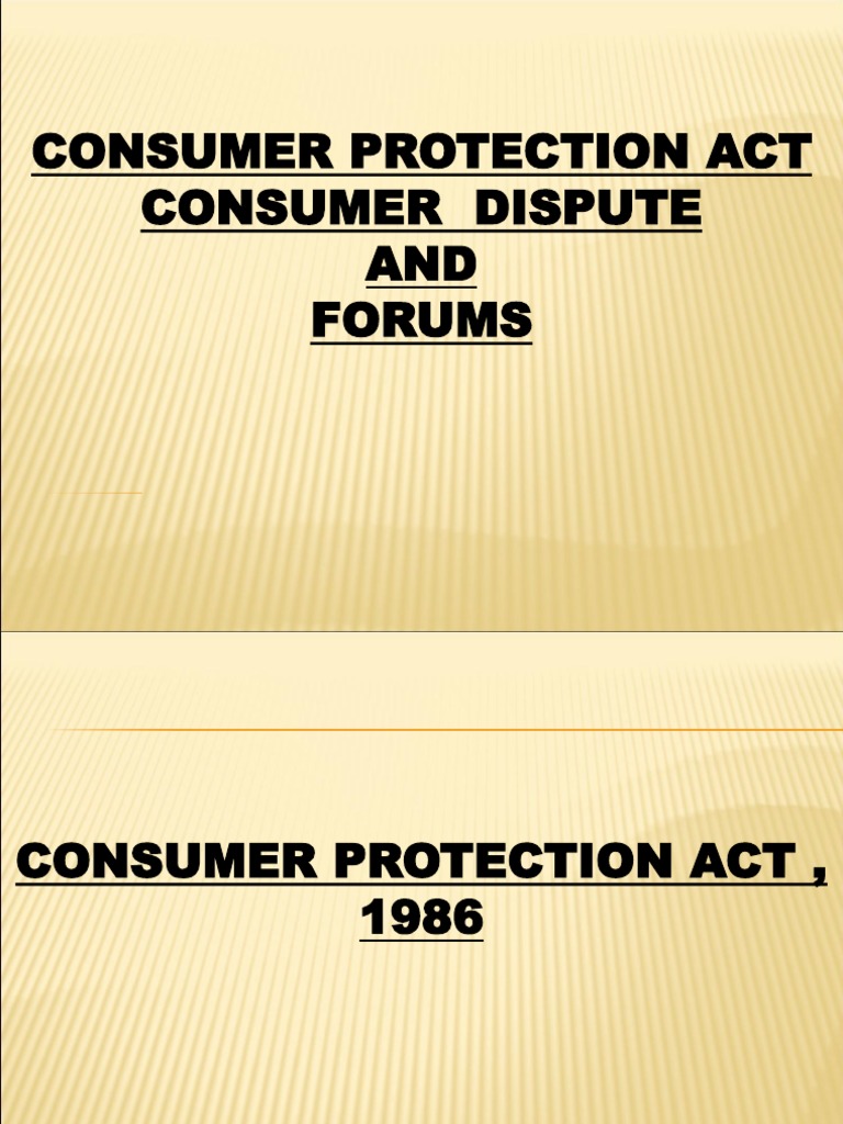 The Three-Tier Consumer Protection Framework in India: An Overview of ...